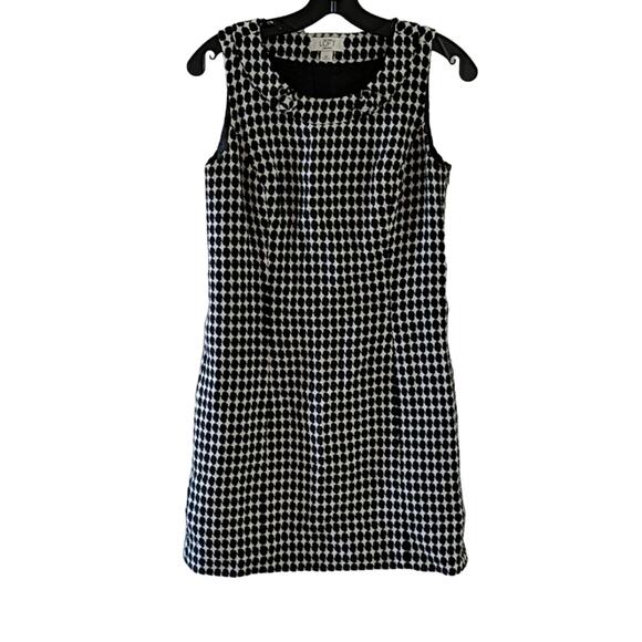 LOFT | Dresses | Euc Loft Sheath Dress Blackwhite 4p | Poshmark